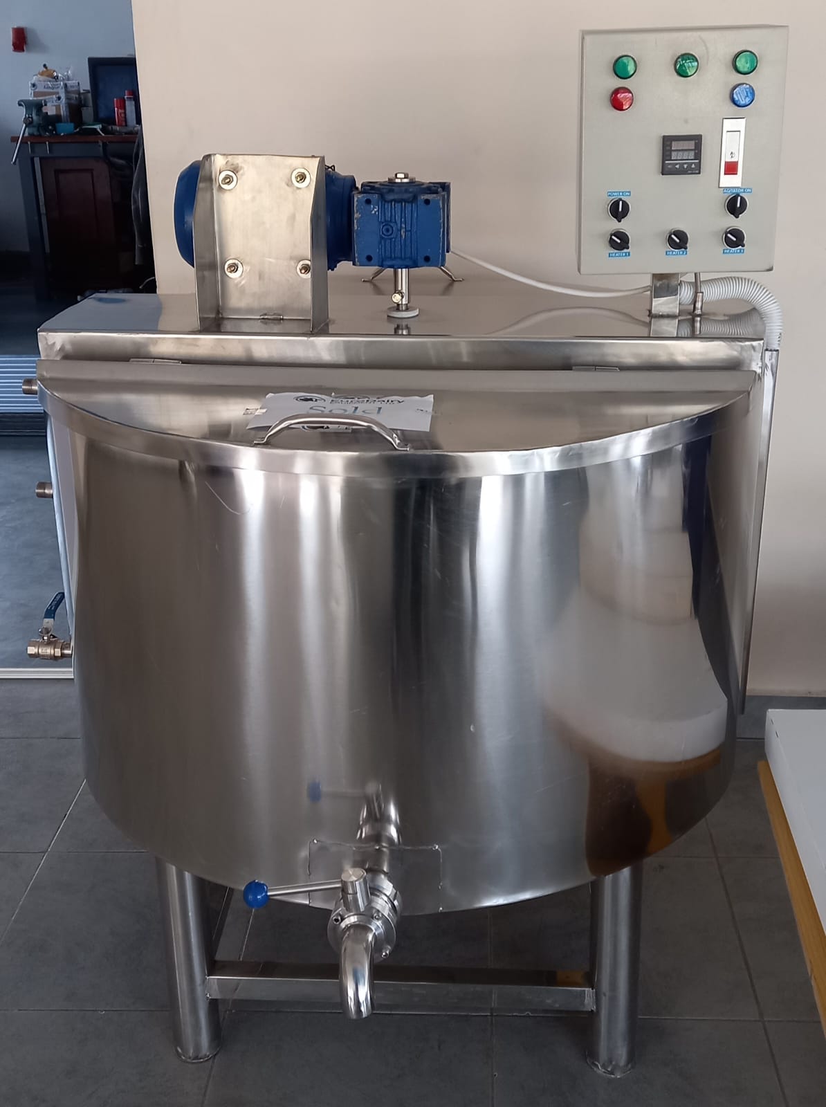 300 Litres 3 phase Milk Pasteurizer - Saints Tech Solution
